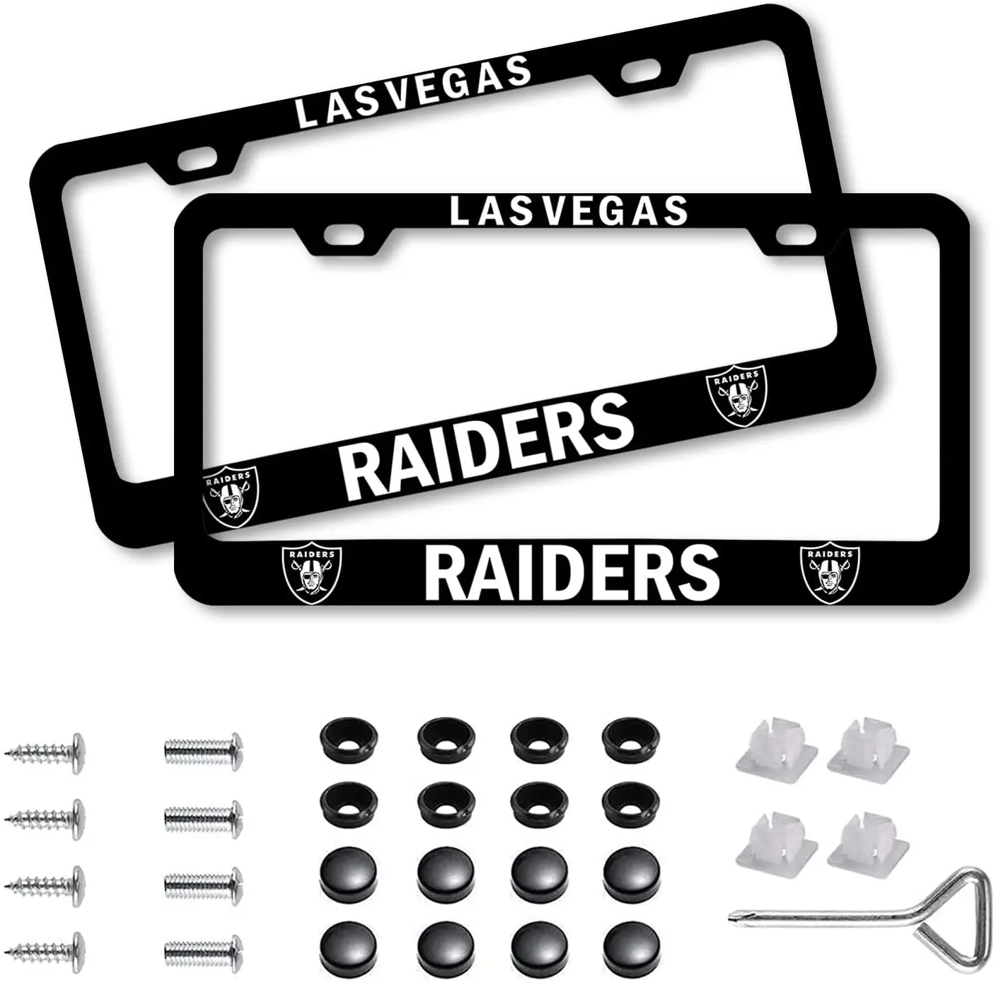 2PCS-Novelty-License-Plate-Cover-Fit-Raider-License-Plate-Frame ...