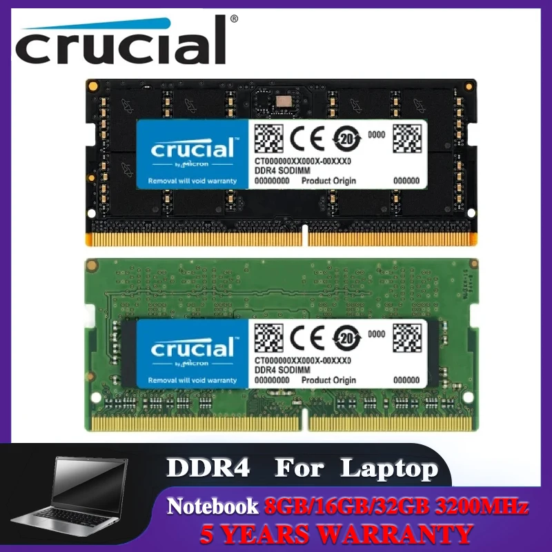 Crucial-Ram-DDR4-Notebook-So-dimm-8GB-4GB-16G-32GB-3200MHZ-2666MHZ ...