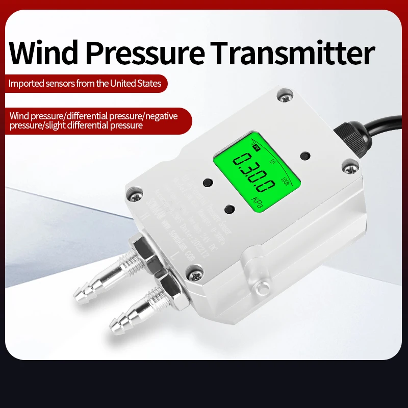 Micro Boiler Coal Wind 4-20ma Gas Differential Pressure Transmitter 12 ...