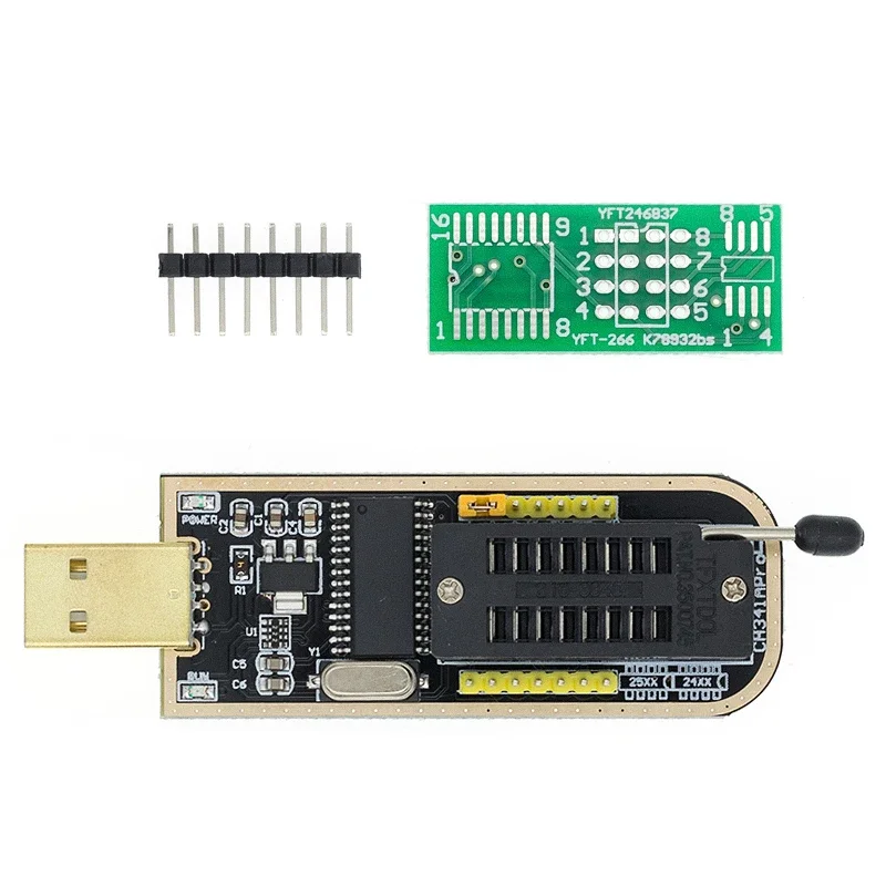 1pc CH341 24 25 Series EEPROM Flash BIOS USB Programmer Module SOIC8 ...