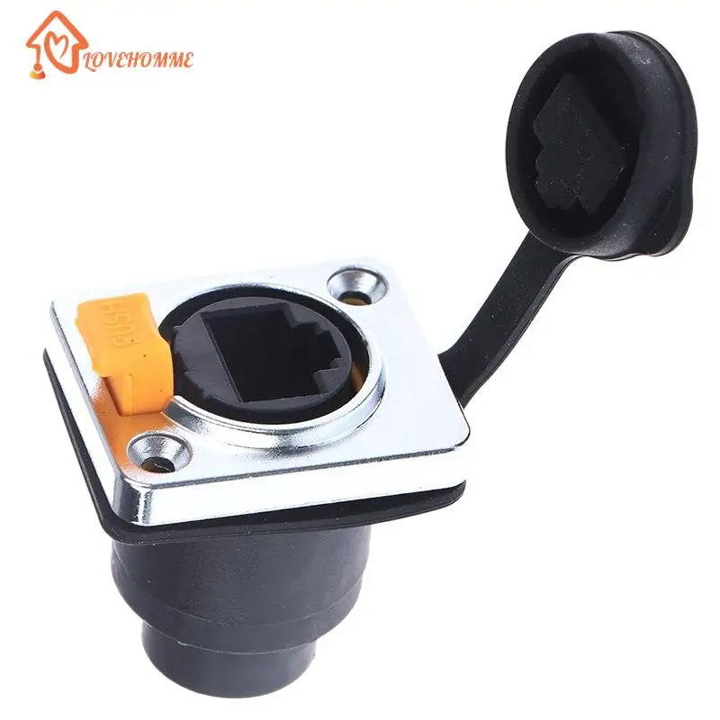 Practical-RJ45-Waterproof-Connector-Female-Panel-Mount-Sockets-Ethernet ...