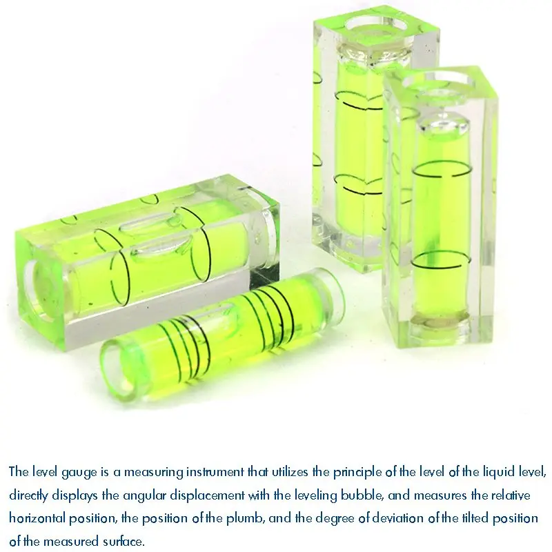 5PCS-Lot-Cylindrical-Square-Plastic-Bubble-Spirit-Level-Vials-9-5x39 ...