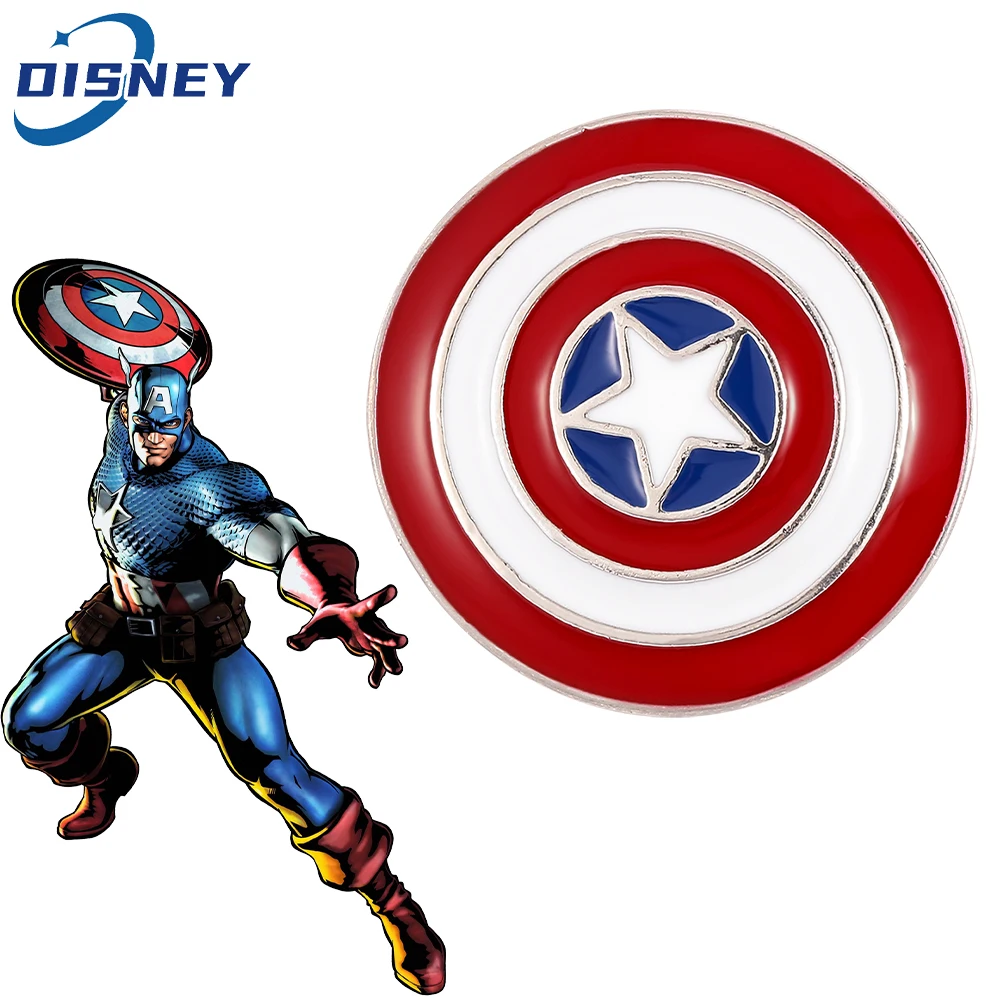 Marvel Captain America Pin Avengers Superhero Captain America Shield ...
