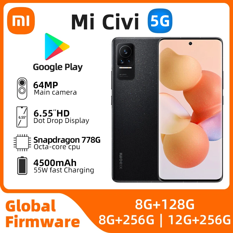 Xiaomi-CIVI-Android-5G-Unlocked-6-55-inch-12GB-RAM-256GB-All-Colours-in ...