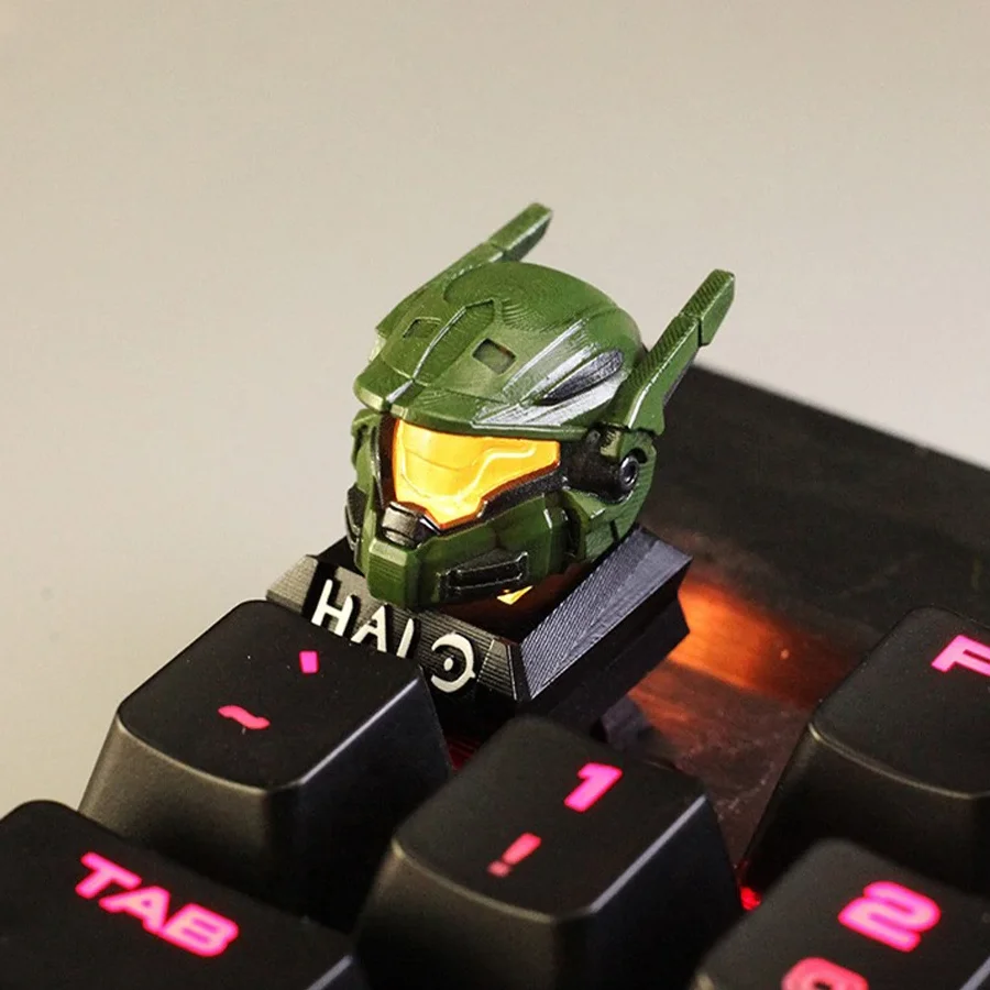 Transmiss-o-de-Luz-Hand-Made-Resin-Keycap-Creative-Halo-Custom-Keycaps ...