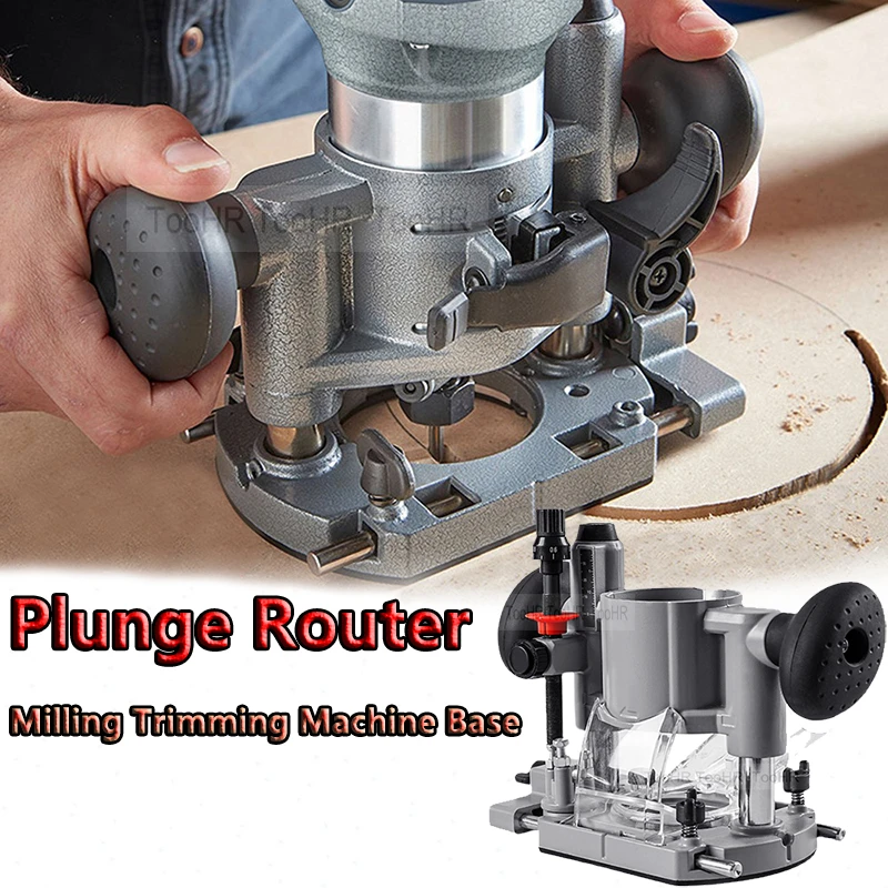 Plunge Router Woodworking Tool | Milling Trimming Machine Base | Router ...
