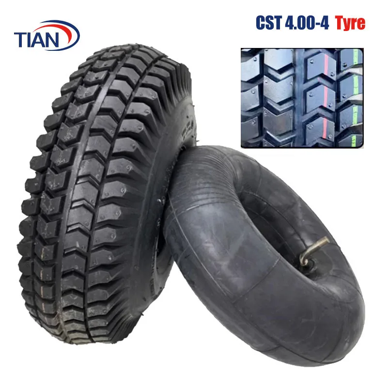 CST Tire 4.00-4 Electric Scooter Outer Tire 400-4 Anti slip and Wear ...