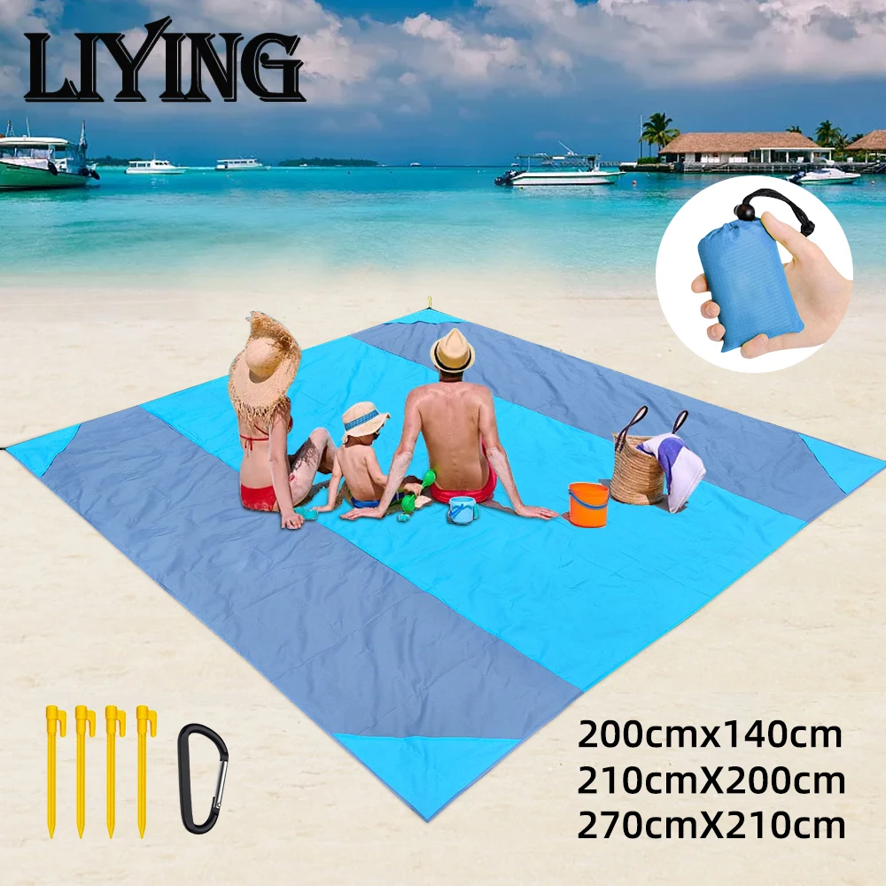 Waterproof-Beach-Mat-Extra-Large-Outdoor-Camping-Mat-Blanket-Folding ...