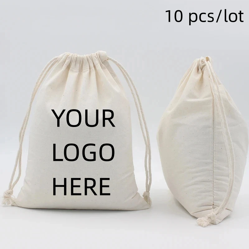 10-20Pcs-LOGO-Customized-Cotton-Storage-Drawstring-Bags-For-Wedding-Party-Gift-Package ...