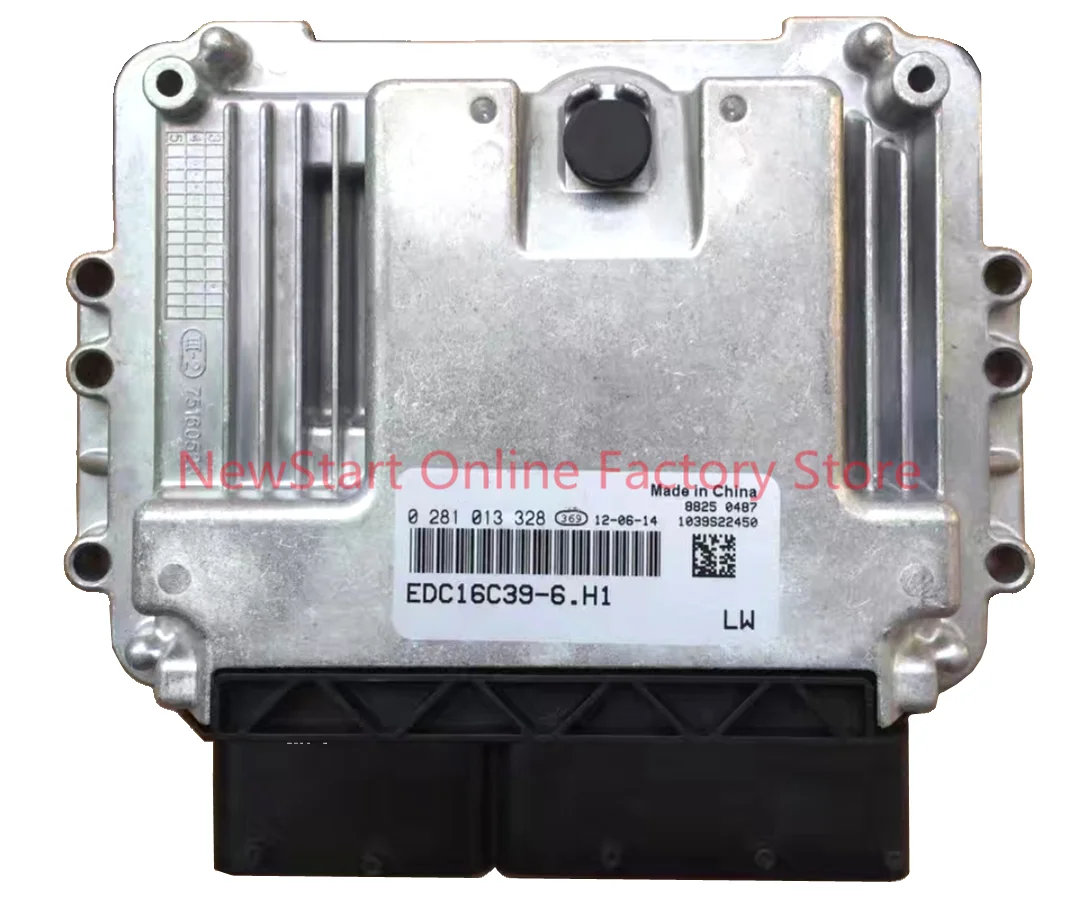 Yeni 0281013328 orijinal dizel motor bilgisayar kurulu ECU EDC16C39 6 ...