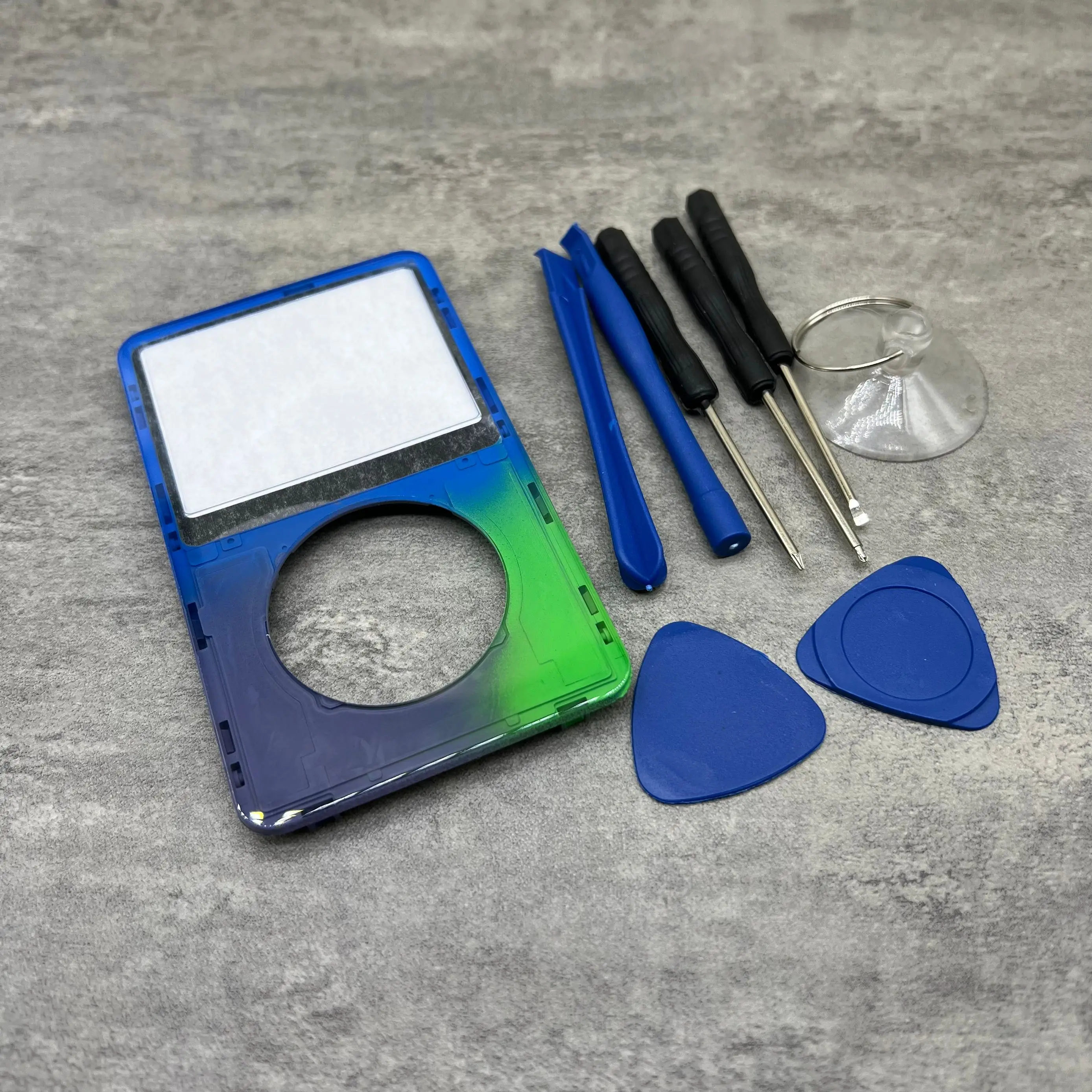 Colorful Blue Plastic Repair Replacement Front Faceplate Housing Case ...