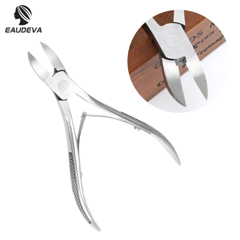 Nail Cuticle Nipper Scissors Stainless Steel Tweezer Clipper Dead Skin ...