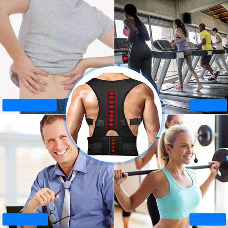 Hot-Posture-Corrector-Back-Support-Brace-Adult-Back-Support-Belt-Invisible-Sitting-Posture ...