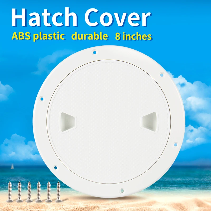8 inch Marine Round Inspection Hatch Deck Cover - Non-slip, Durable ...