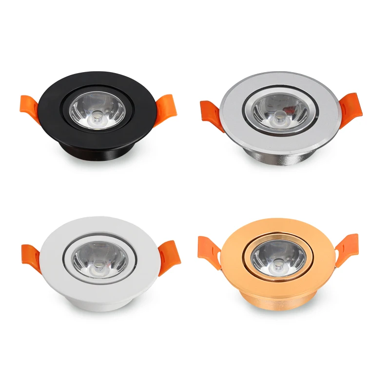 4-10PCS-3W-LED-Dimmable-Ceiling-Downlight-AC85-265V-Recessed-LED-Spot ...