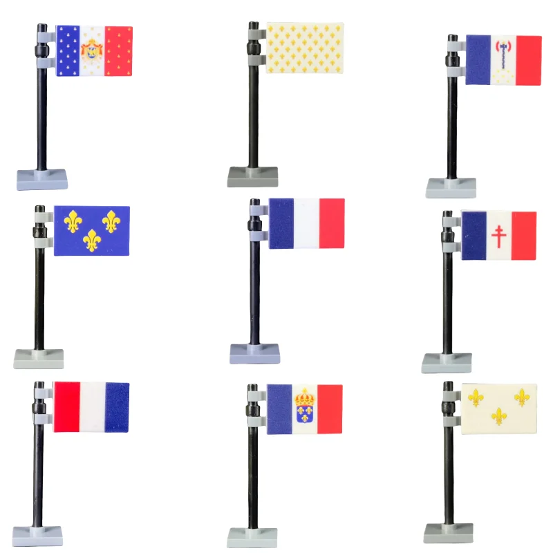 MOC-Printing-Colored-National-Flag-Building-Blocks-French-Historical ...