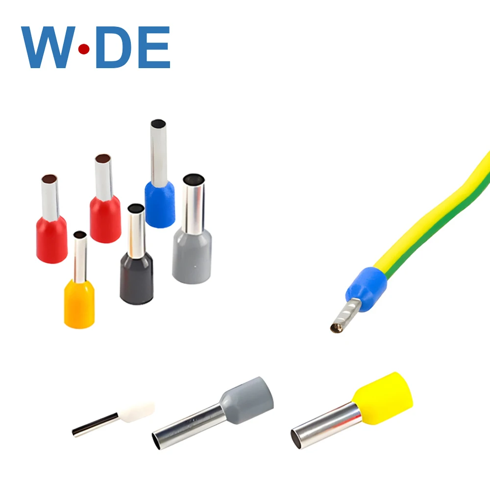 Terminal-isolado-da-virola-terminador-do-friso-cabo-pressionado-VE0508 ...