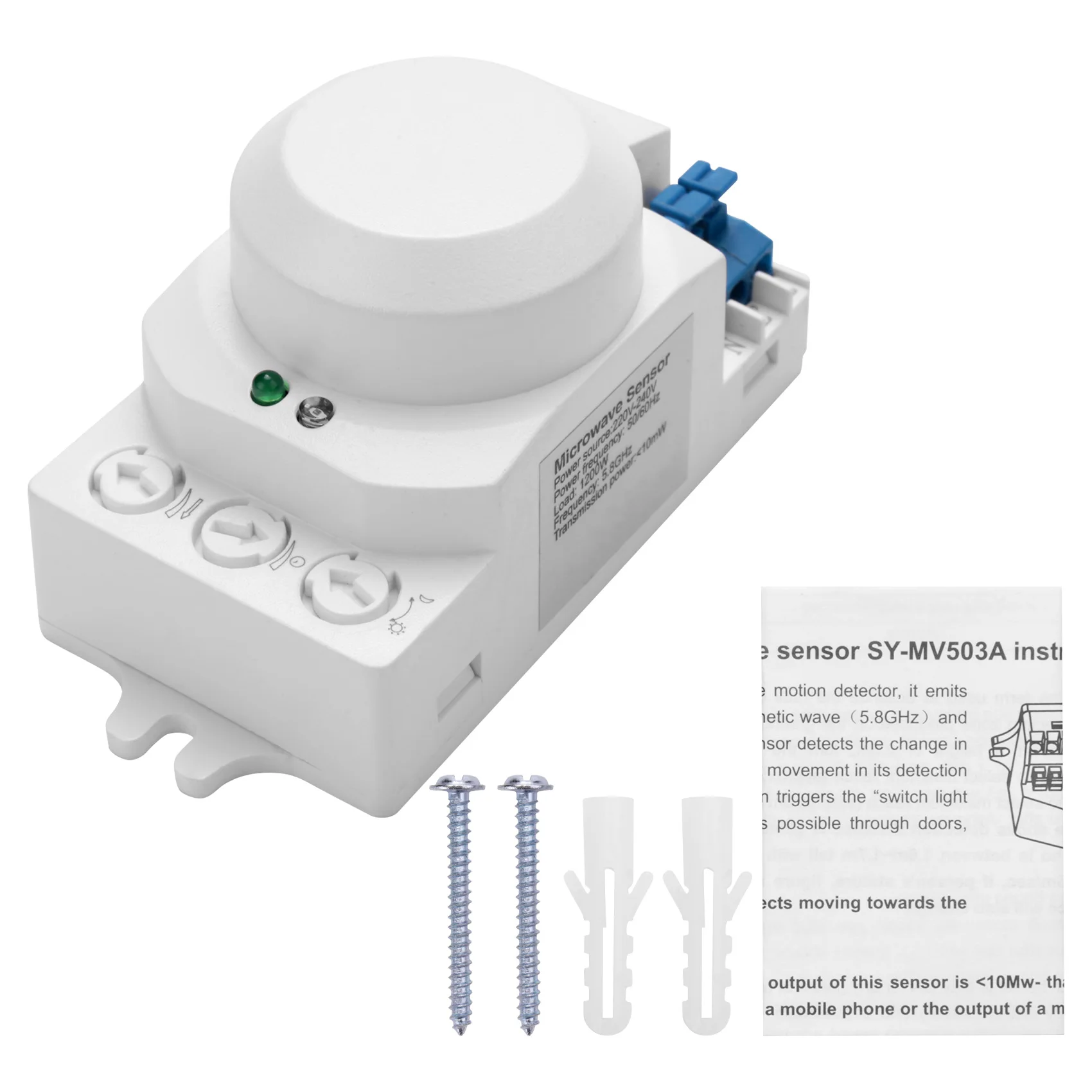 5-8GHz-HF-System-LED-Microwave-360-Degree-Motion-Sensor-Light-Switch ...