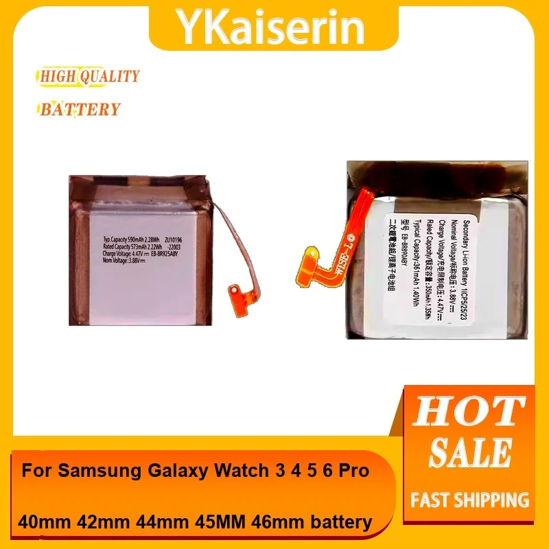 Watch Battery For Samsung Galaxy 3 4 5 6 Pro Classic 40Mm 42Mm 44Mm ...