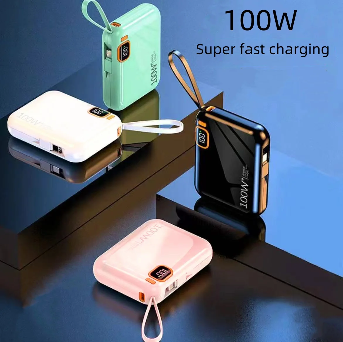 Power-bank-mini-built-in-cable-50000mAh-ultra-fast-fast-charging ...