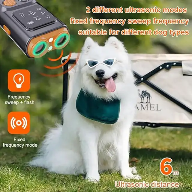 Kruggo BarkGuard Pro, 2025 Upgraded Ultrasonic Bark Guard