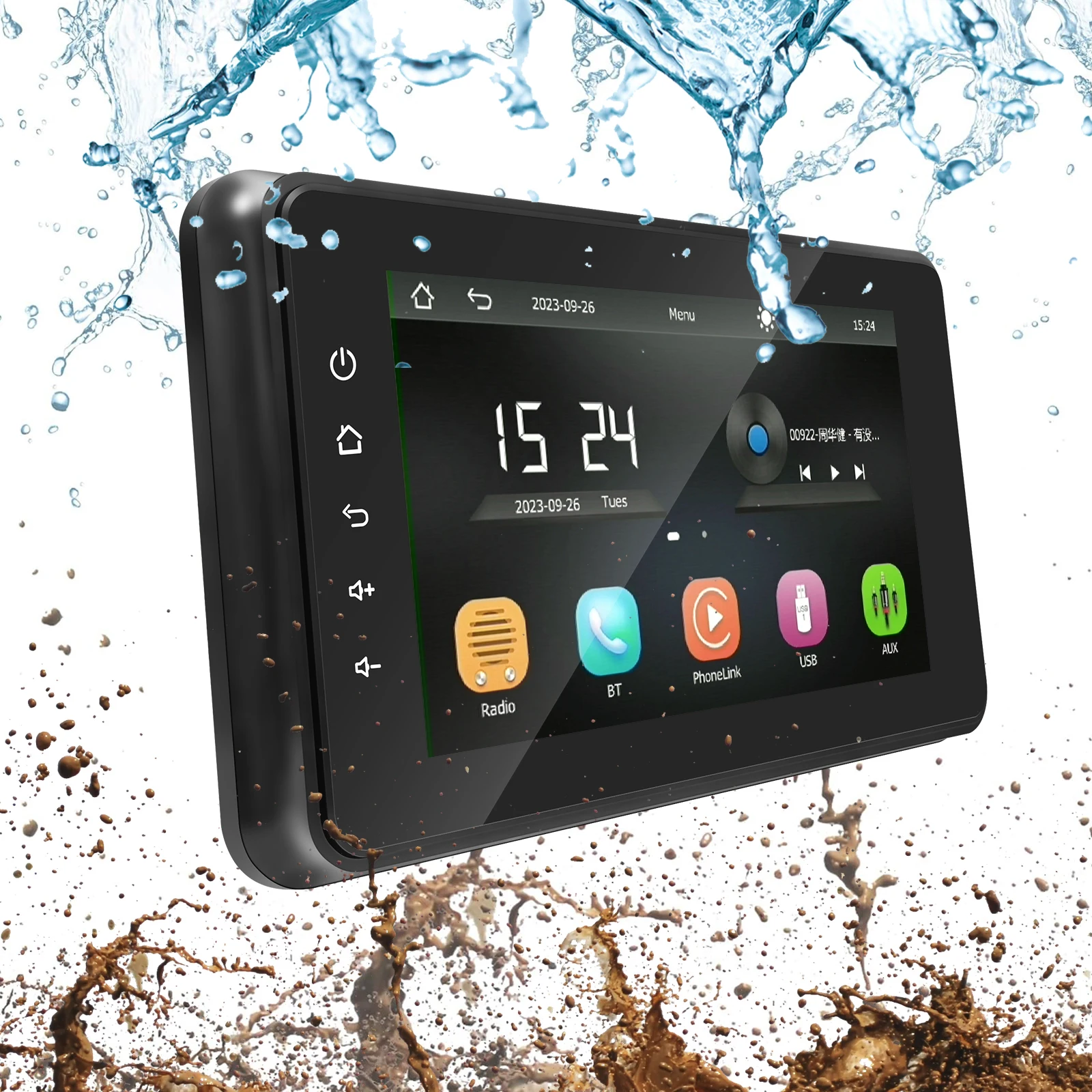 8inch-2Din-Marine-Multimedia-Player-Wireless-CarPlay-Android-Auto ...