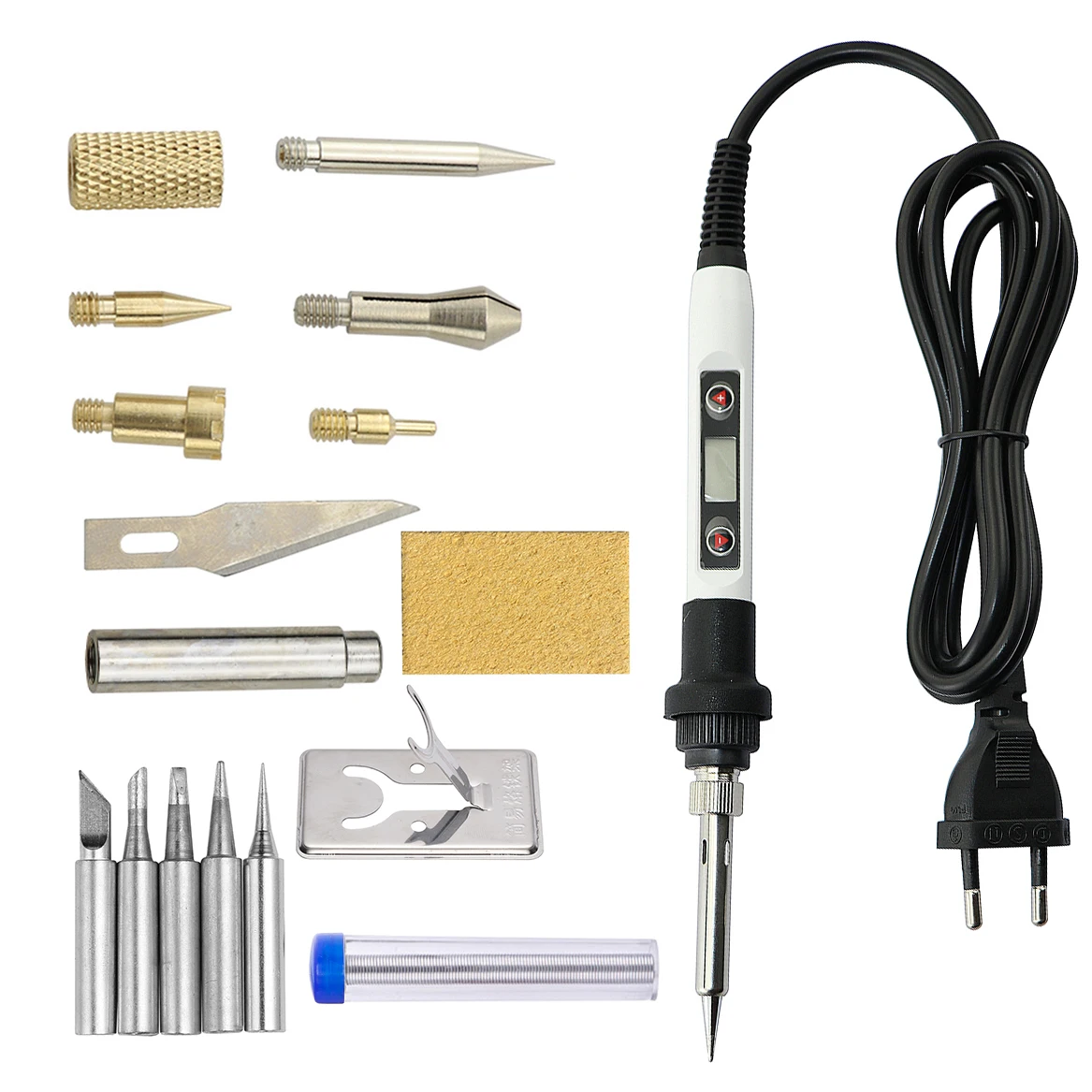 7-in-1-Wood-Embossing-Burning-Carving-Pyrography-Pen-Kit-60W-80W ...