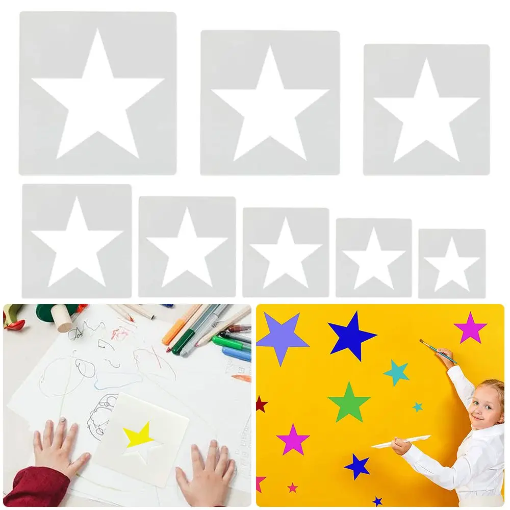 Different Size Star Templates