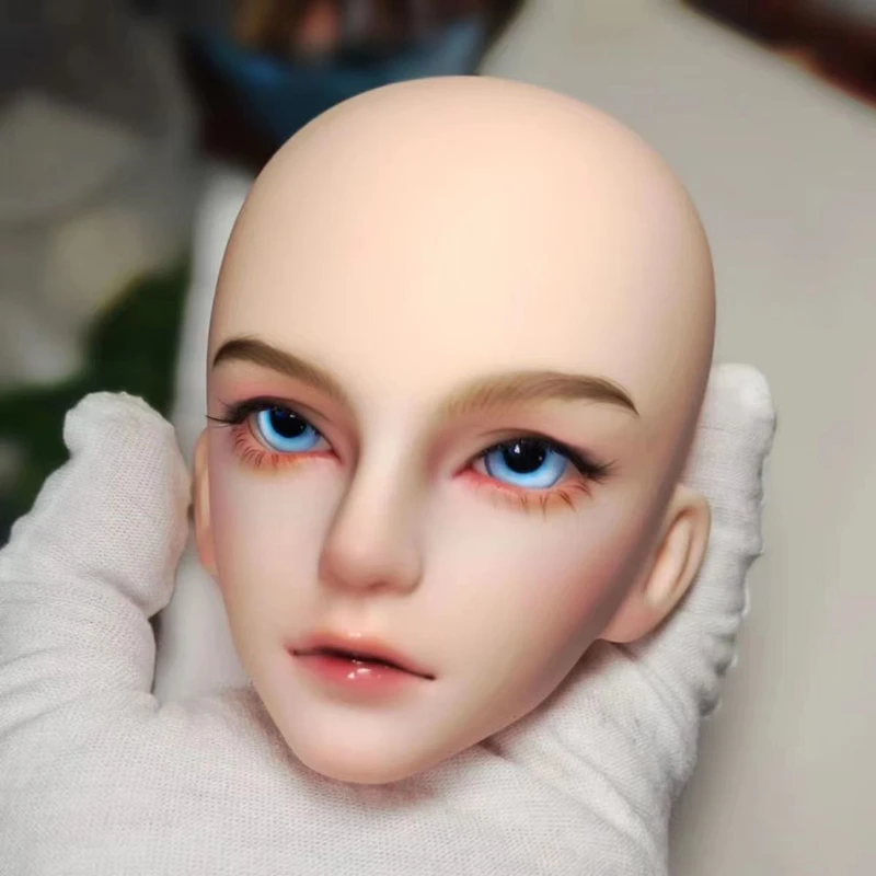 60cm Famale Doll's Makeup Head 1/3 Bjd Accessories with Eye Children ...