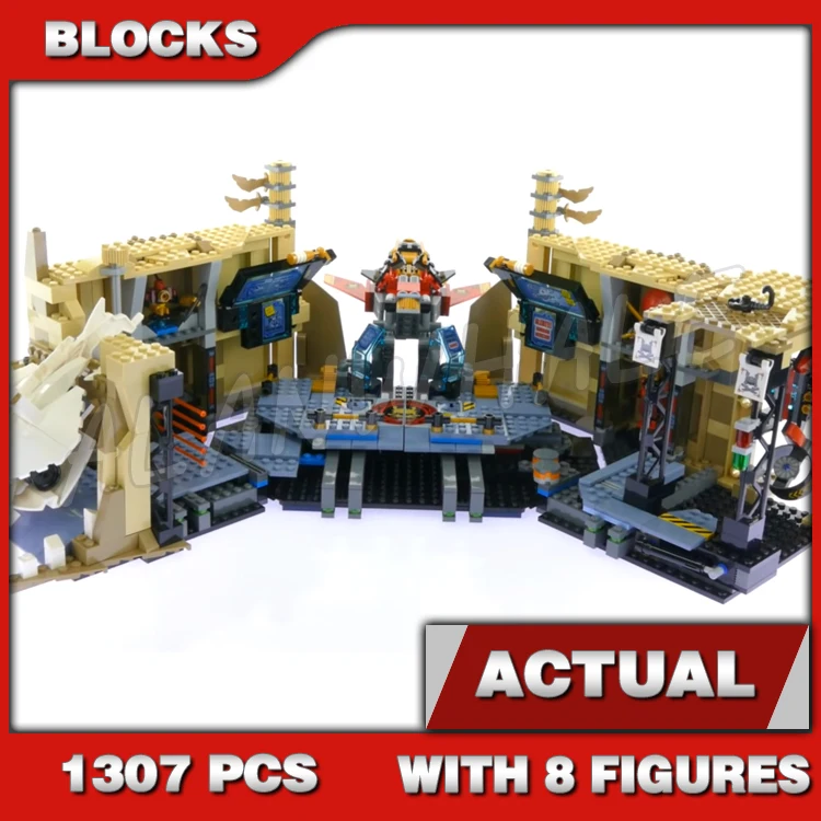 1307pcs Shinobi Samurai X Cave Chaos Underground Desert Hideout Bike ...