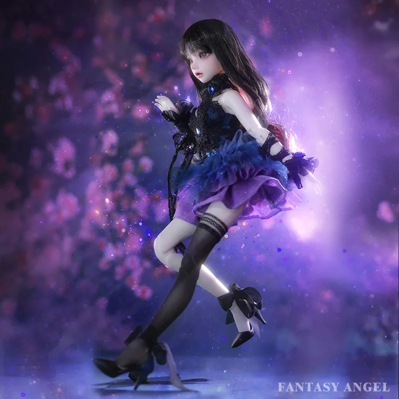 Bjd Doll 1/4 Miyn Half Angel Half Devil Small Smart Spirit With Cai ...