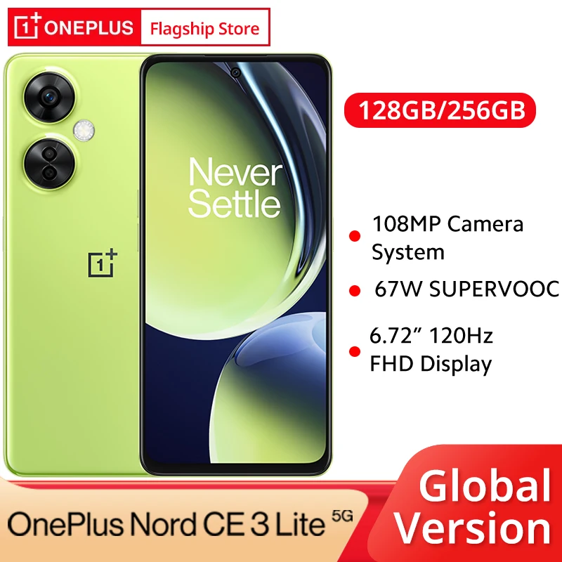 Global Version OnePlus Nord CE 3 Lite 5G 8GB 128GB 2400 x 1080 108MP ...