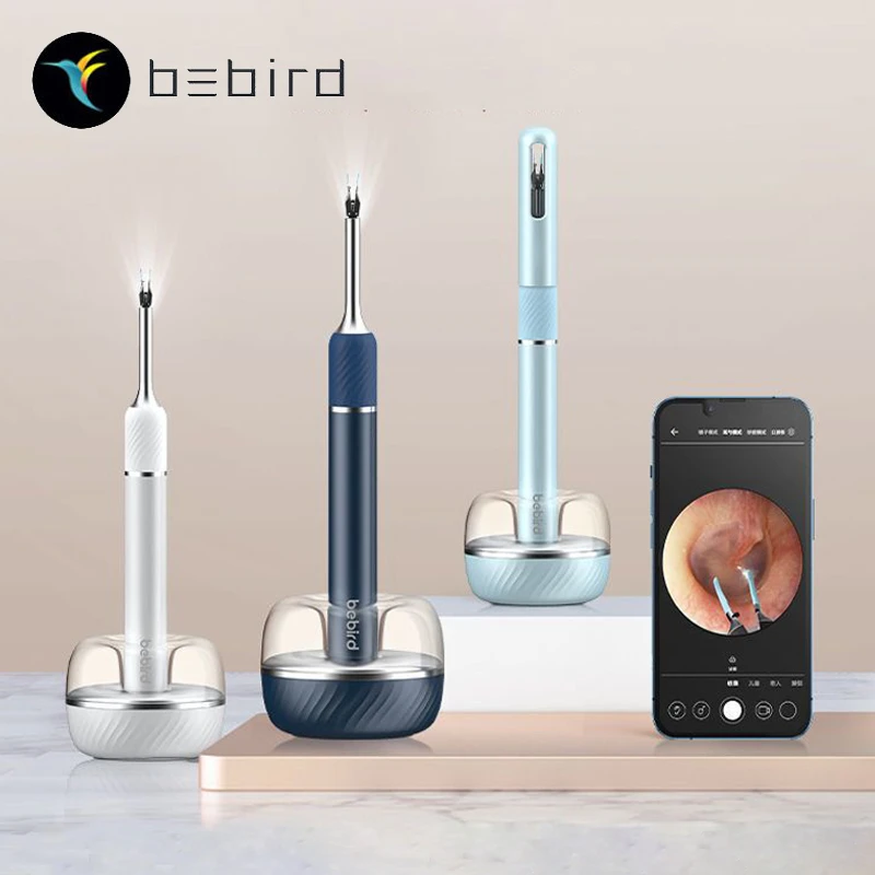 Bebird Note5 Pro 스마트 비주얼 귀 스틱, 내시경 1000W 고정밀 이어픽 미니 카메라 검이경 건강 관리 이어 ...