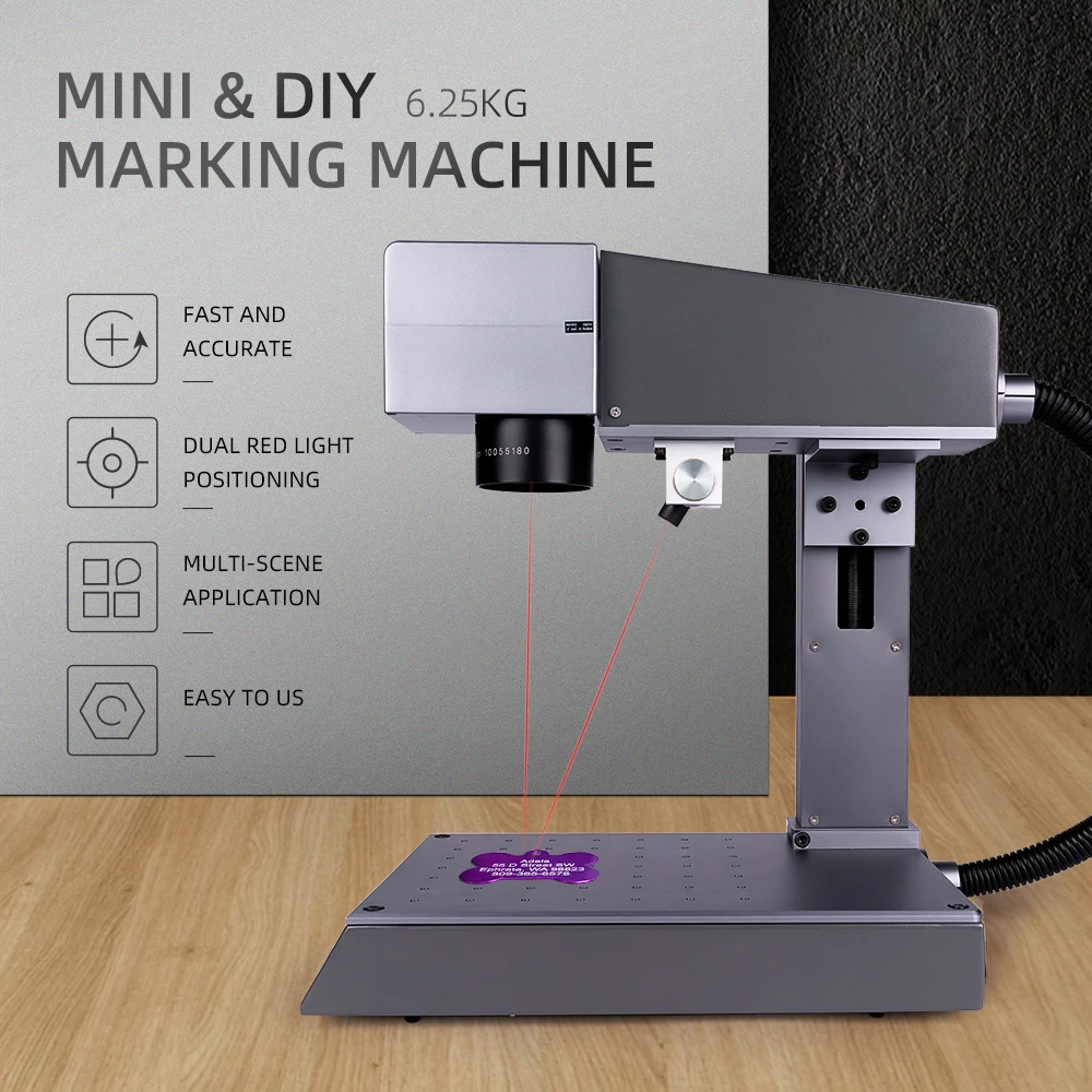 DAJA Fiber Laser Marking Machine M1 High-Precision Metal Nameplate MR.Crave Engraver Wifi ...