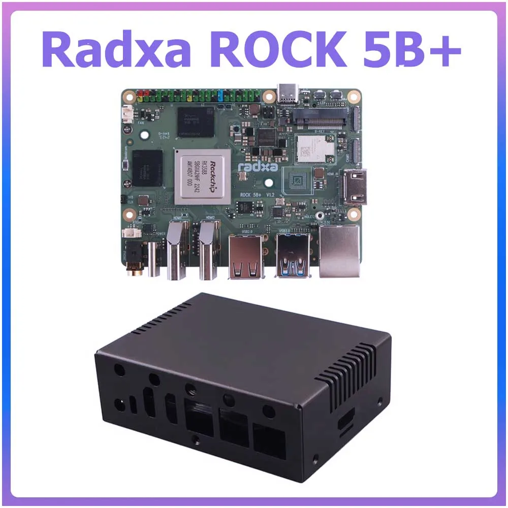 Radxa ROCK 5B+ ROCK 5B plus RK3588 8-rdzeniowy procesor Opcjonalna ...