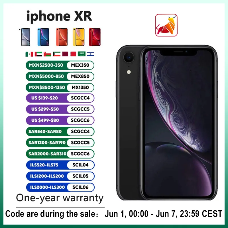 Original-Apple-iPhone-XR-6-1-RAM-3GB-ROM-64GB-128GB-256GB-A12-Bionic-4G ...