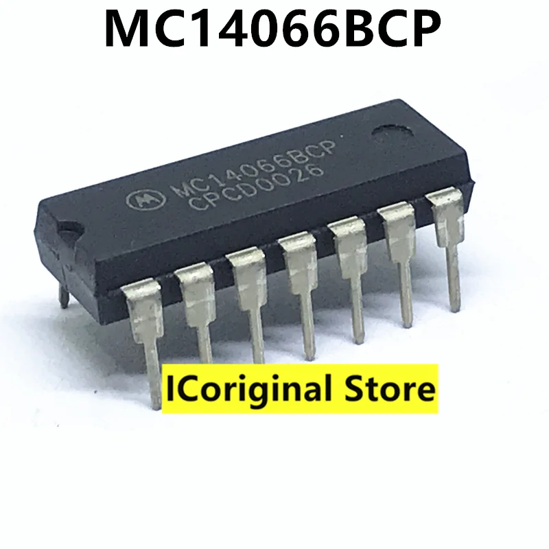 MC14066-New-and-original-MC14066BCP-Into-the-DIP-14-Counter-IC-chip-IC ...