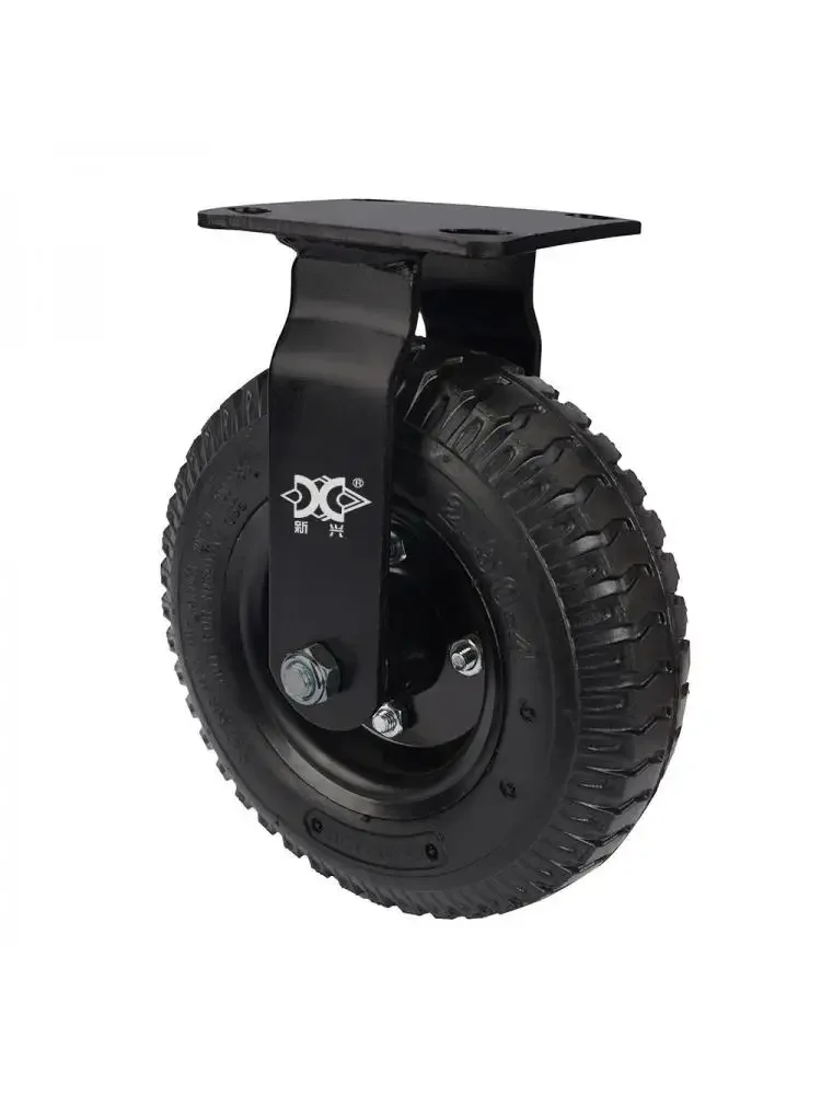 1-Pc-8-inch-Electrophoresis-Inflatable-Rubber-Fixed-Caster-Wheel-Air ...