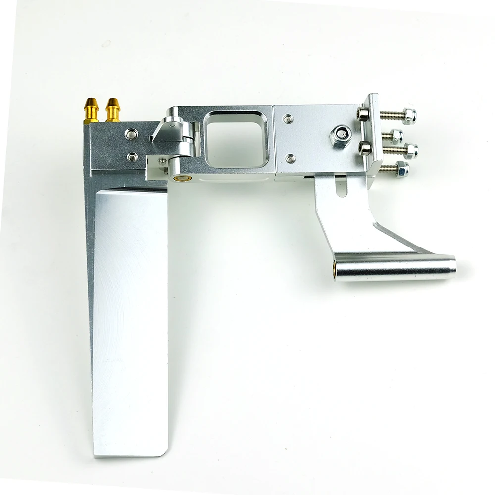 Aluminum Brushless Electric Boat 4mm x 110mm Dual Water Rudder Strut ...