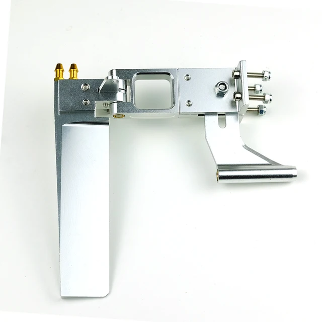 Aluminum Brushless Electric Boat 4mm x 110mm Dual Water Rudder Strut ...