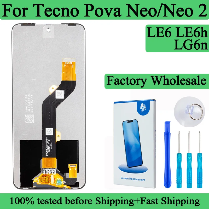 LE6-LE6h-LG6n-100-Tested-Premium-Lcd-For-Tecno-Pova-Neo-Display-Touch ...