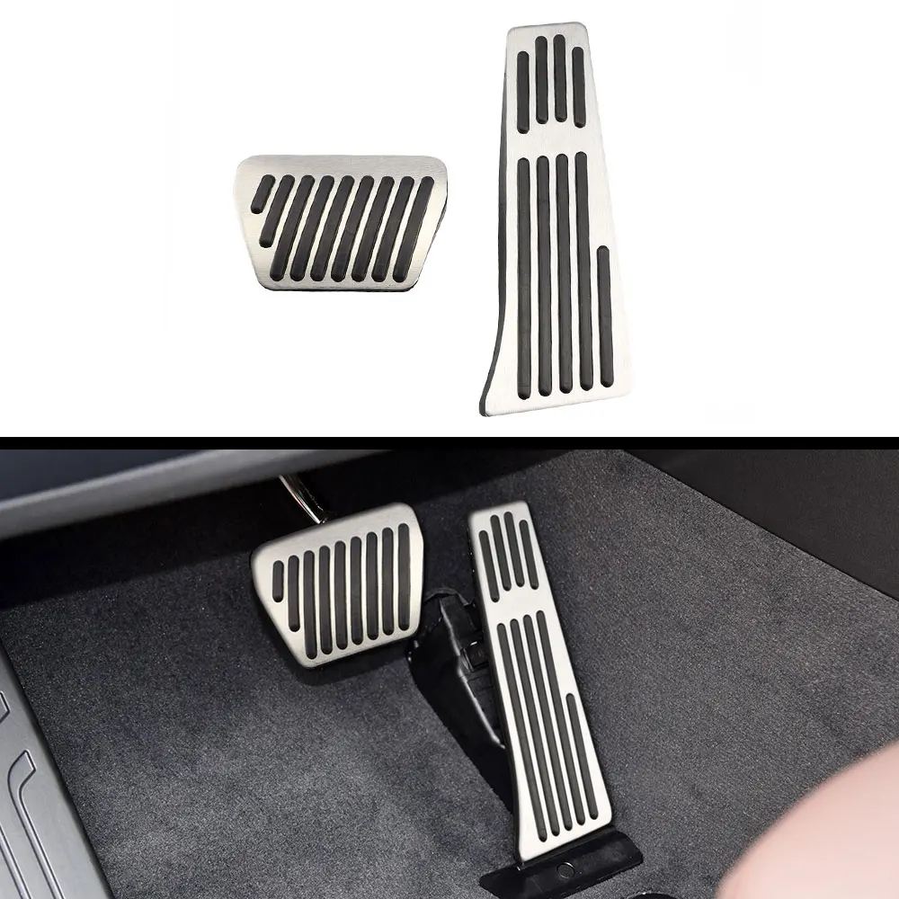 Car Aluminum Foot Rest Pedals Set Car Pedals Cover Fit for BMW 3 Series ...