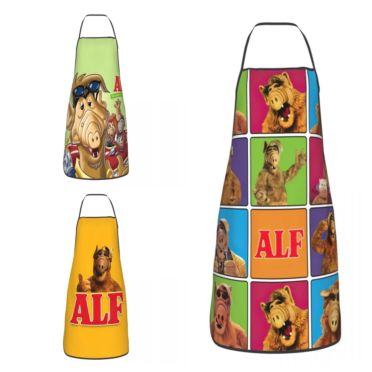 Alien-Life-Form-Alf-Meme-Collage-Apron-Men-Women-Unisex-Kitchen-Chef ...