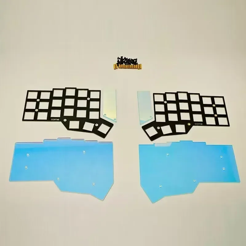 Corne-Split-Keyboard-Case-Customized-Fr4-Keyboard-Plate-Acrylic-Base ...