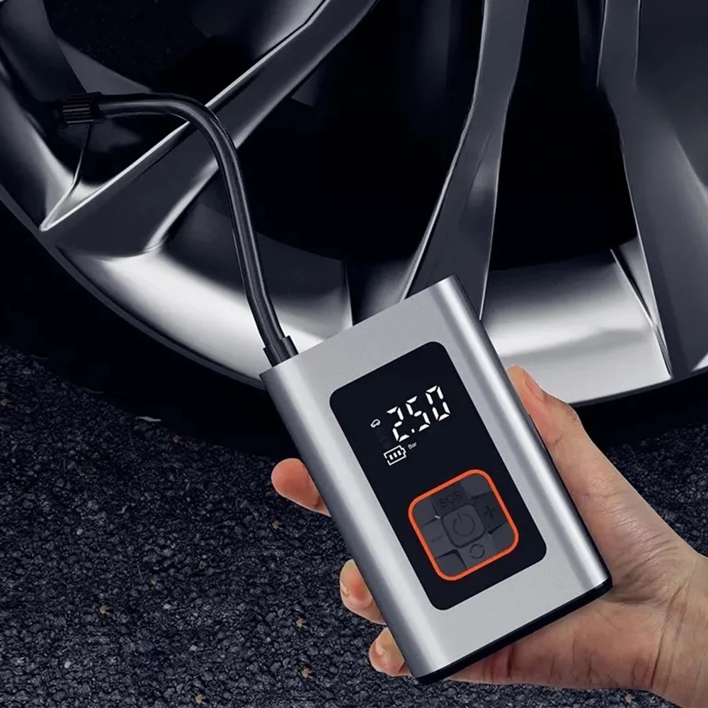 Compresor de aire de coche inalámbrico, bomba de aire eléctrica de ...