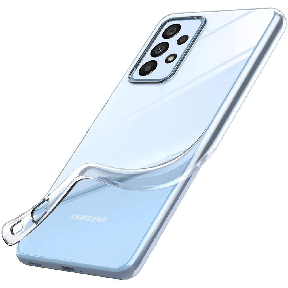 Crystal Clear Silicone Phone Case For Samsung Galaxy A73 A53 A33 A23 A13 Ultra Thin Soft Case ...