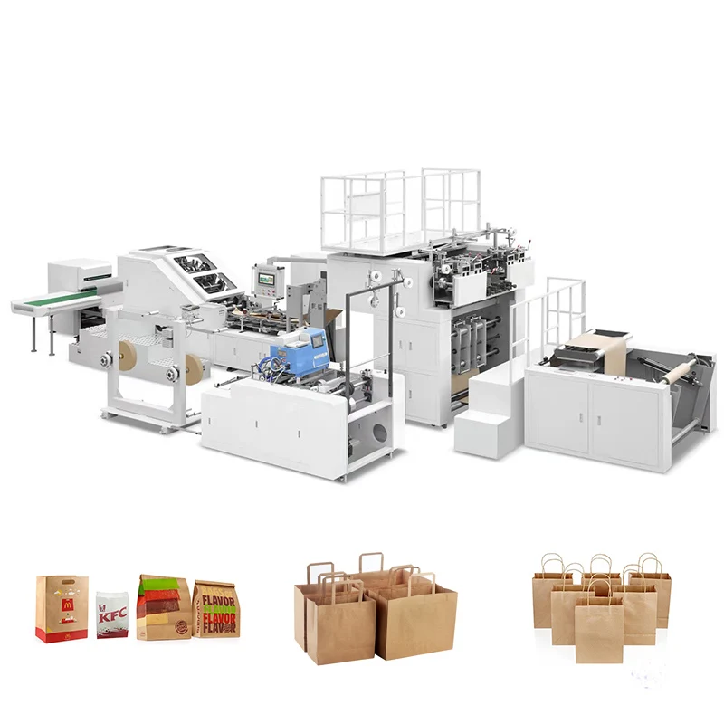 Fully-Automatic-Bakery-Food-Used-Square-Bottom-Paper-Bag-Making-Machine ...