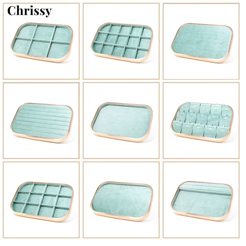Metal-Jewelry-Display-Tray-Green-Velvet-Rack-Counter-Jewelry-Library.jpg