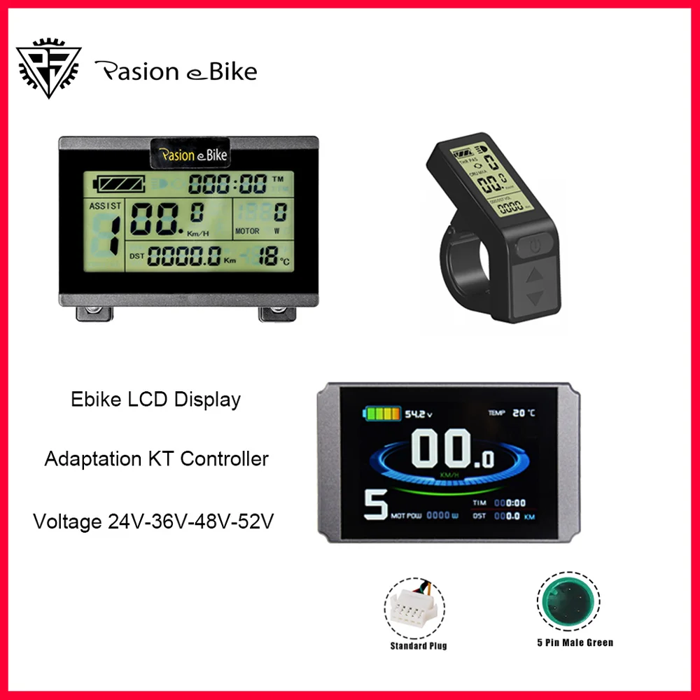 Electric Bicycle KT LCD Display LCD3 LCD4 LCD8H 24V/36V/48V/52V ...