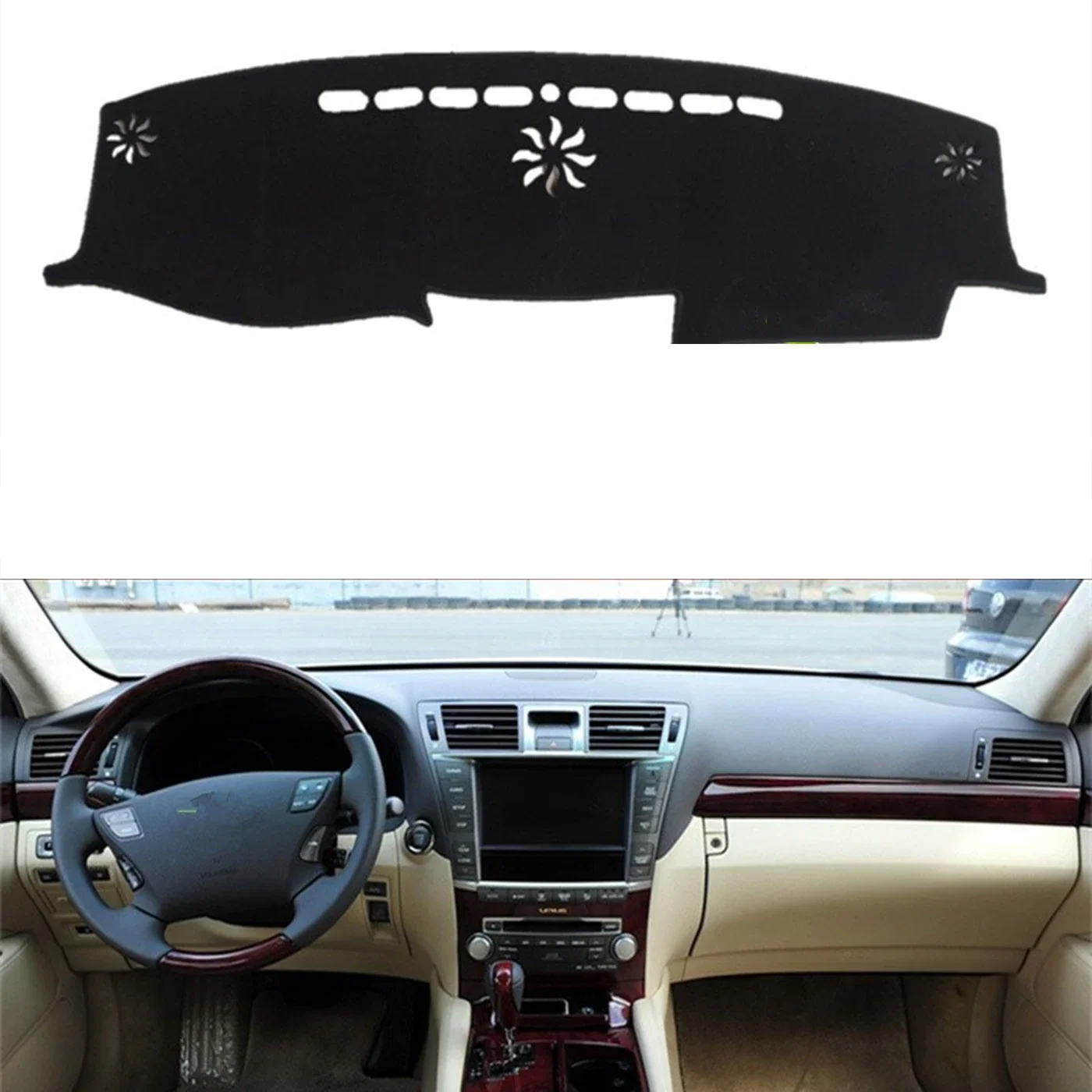 Car-Dashboard-Mat-for-Lexus-Ls-Ls460-2006-2007-2008-2009-2010-2011-Dash ...
